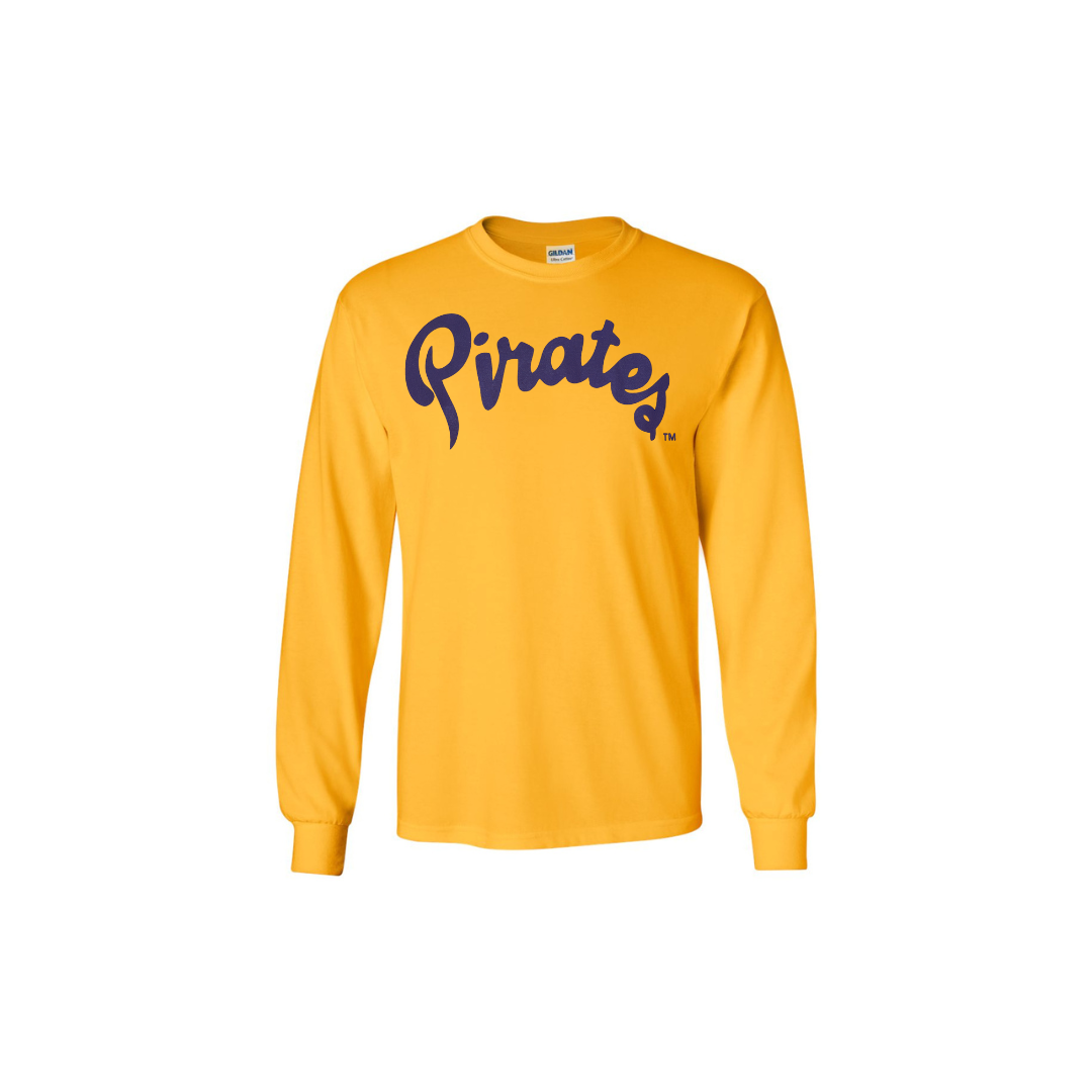 Pirates Script Cotton LS – Stadium Sports