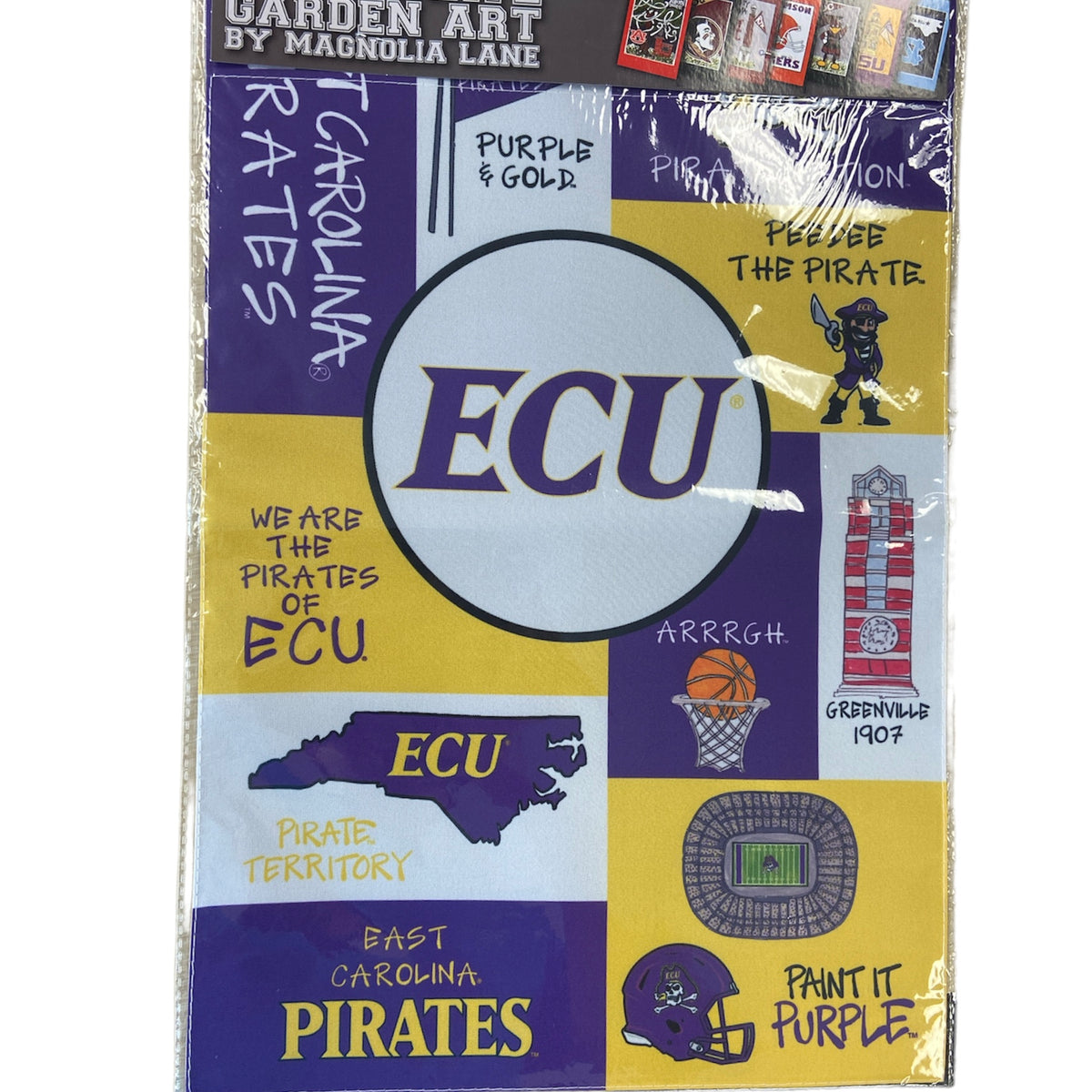 All Over ECU Garden Flag – Stadium Sports